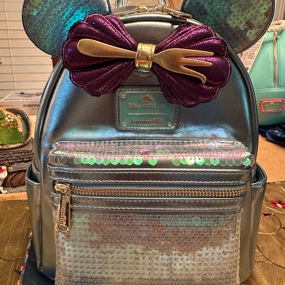 Loungefly | Bags | Loungefly Iridescent And Purple Backpack | Poshmark